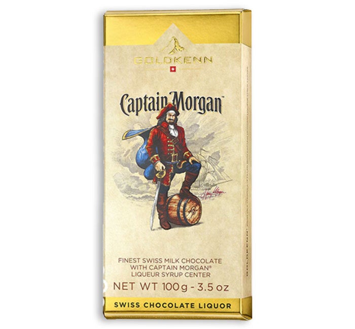 CAPTAIN MORGAN MILK CHOCOLATE LIQUER BAR | Cosmic Candy Company Home of ...